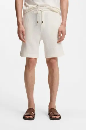 Hugo Boss Knitted Drawstring Shorts