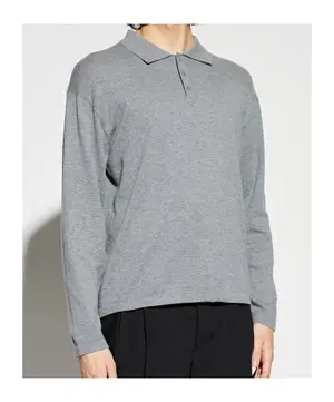 LISA YANG Lowen Polo Knitted Sweater - Deep Cloud