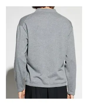 LISA YANG Lowen Polo Knitted Sweater - Deep Cloud