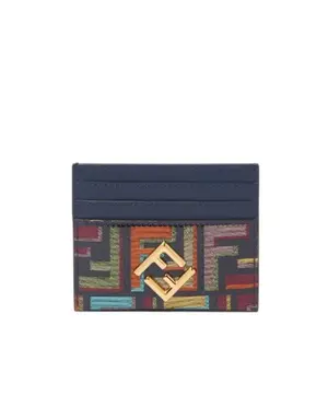 Fendi Ff Diamonds Card Case - Multi-color