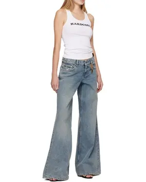 Stella McCartney Vintage Wash Wide-leg Jeans