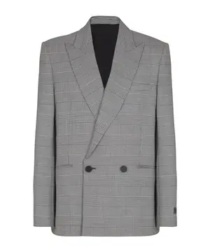 Balmain Prince Of Wales 2-buttons Blazer