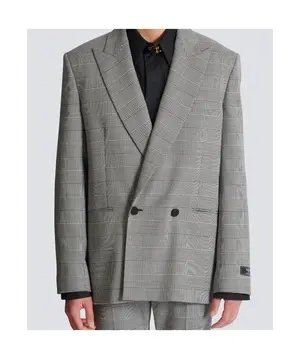 Balmain Prince Of Wales 2-buttons Blazer