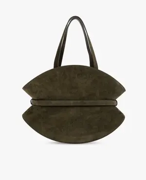 Balmain Shuffle Medium Shoulder Bag - Green