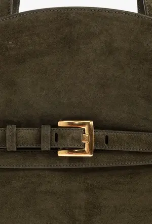 Balmain Shuffle Medium Shoulder Bag - Green