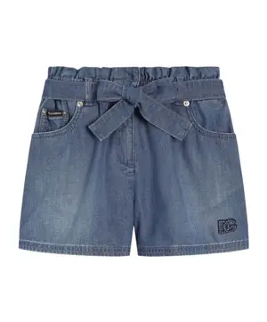 Dolce & Gabbana Logo Detail Denim Shorts