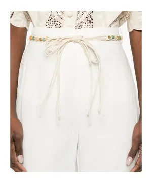 Zimmermann Wanderlust Beaded Embroidered Trousers - No