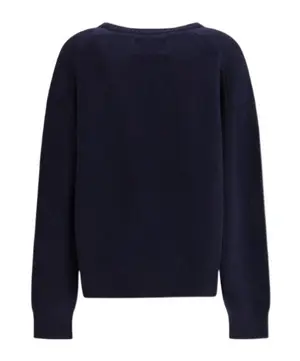 Extreme Cashmere V-neck Knitted Sweater - Black
