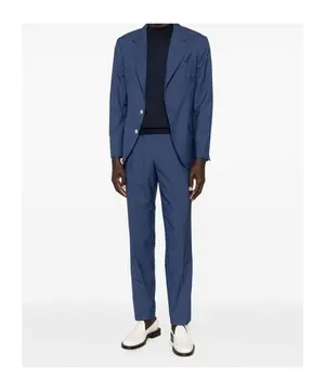 Brunello Cucinelli Deconstructed Cavallo Suit - Blue