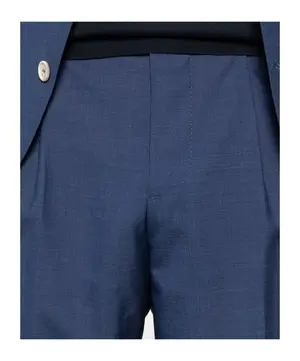 Brunello Cucinelli Deconstructed Cavallo Suit - Blue