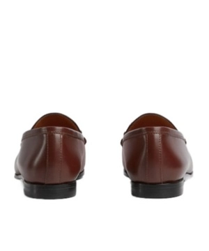 Gucci Jordaan Horsebit Loafers - Dark Brown