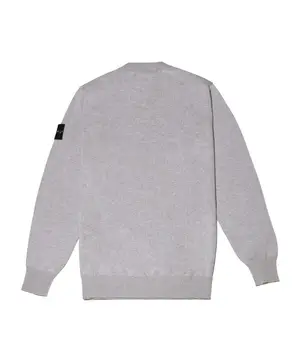 Stone Island Compass Patch Crewneck Jumper - Gray