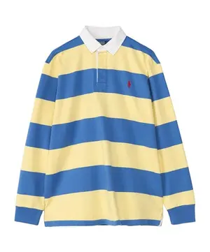 Polo Ralph Lauren Striped Rugby Sweater - Blue