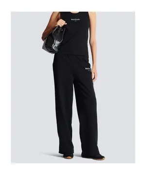 Balmain Jersey Joggers With Drawstring Waist