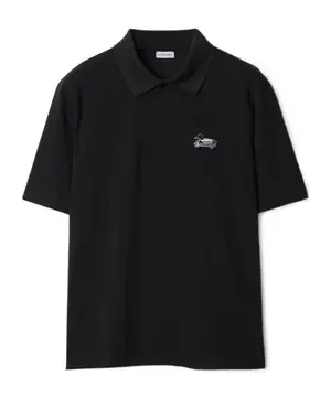 Burberry Logo-patch Short Sleeved Polo Shirt