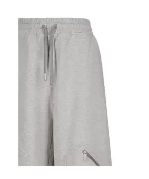 Off-White Cargo Track Pants With Zip Pockets - Gray
