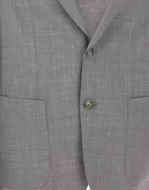 Hugo Boss Single-breasted Tailored Blazer - Gray