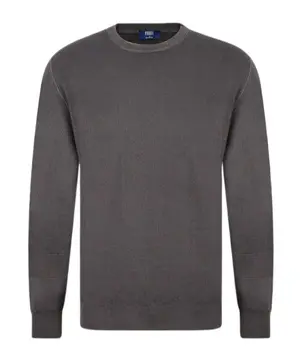 Fedeli Merino Wool Top - Brown