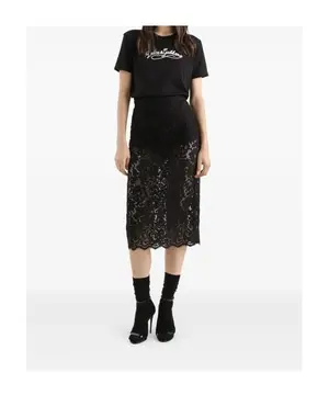 Dolce & Gabbana Embroidered Logo Crewneck T-shirt