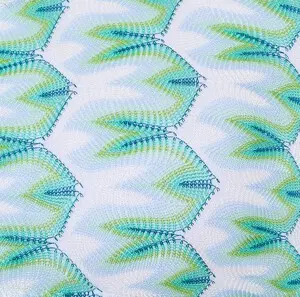 Missoni One-shoulder Bikini With All-over Pattern - Blue