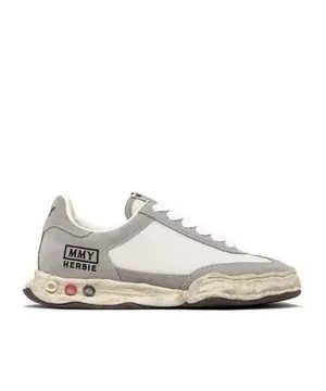 Mihara Yasuhiro Logo Embroidered Sneakers - Gray