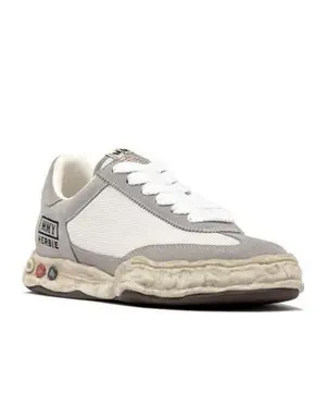 Mihara Yasuhiro Logo Embroidered Sneakers - Gray