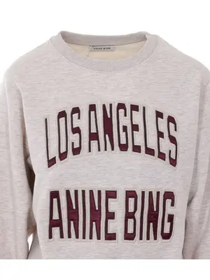 ANINE BING Harry Logo Sweatshirt - Gray