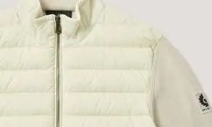 Belstaff Quilted Down Jacket With Stand Collar