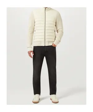 Belstaff Quilted Down Jacket With Stand Collar