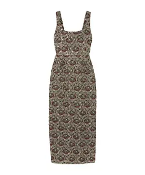 Simkhai Ravenna Floral Jacquard Midi Dress - Multi-color