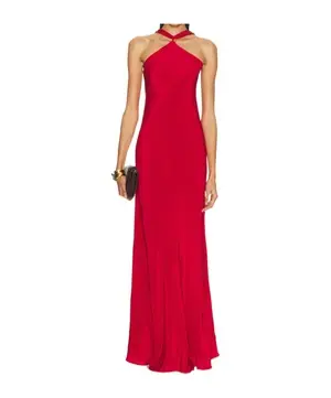 Cult Gaia Phoebe Halterneck Maxi Dress