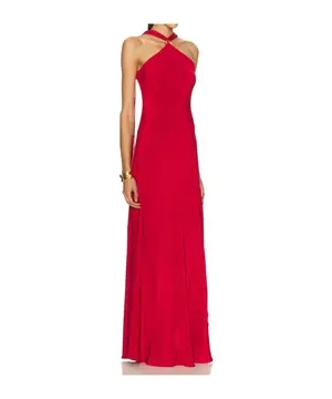 Cult Gaia Phoebe Halterneck Maxi Dress