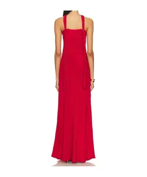 Cult Gaia Phoebe Halterneck Maxi Dress