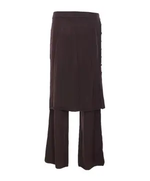 LISA YANG Double Layered Pants With Button Detail
