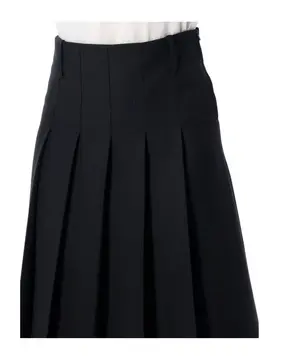 A.p.c. Pleated Flared Skirt