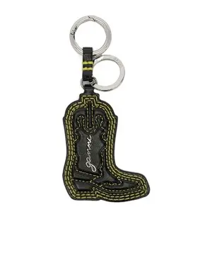 GANNI Western Boot Keyring - Black