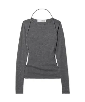 Christopher Esber Asymmetrical Long Sleeve Sweater