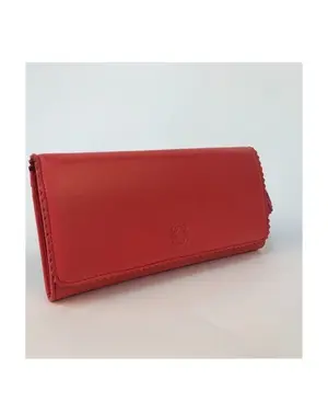 Loewe Zipper Wallet - Red