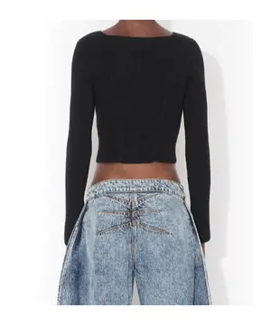 Alaïa Ribbed Corset Top