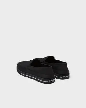 Prada Re-nylon Slip-on Sneakers - Black