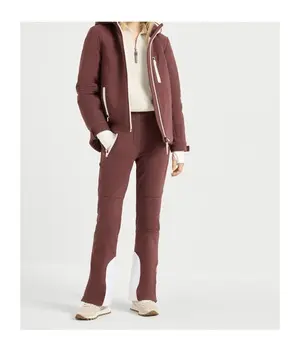 Brunello Cucinelli Belted Trousers With Zip Pockets - Amaranth