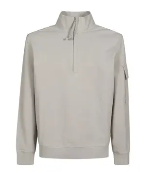 C.P. COMPANY Half-zip Hoodie With Stand Collar
