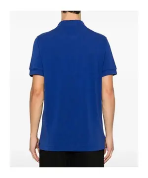 TOM FORD Button-down Short-sleeved Polo Shirt - Blue