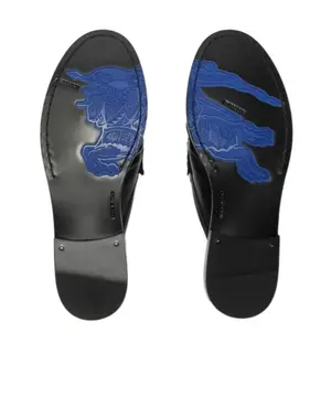 Burberry Cadet Gathered Leather Mules