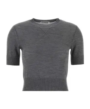 JIL SANDER Short-sleeved Knit Top