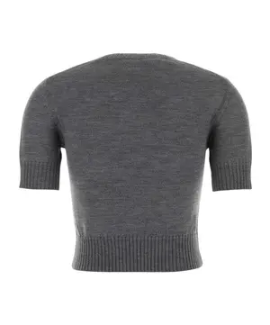 JIL SANDER Short-sleeved Knit Top