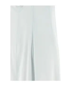 Peserico Punto Luce Satin Long Dress - Light Blue