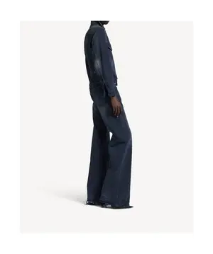 Balenciaga Curved Waist Jeans - Black