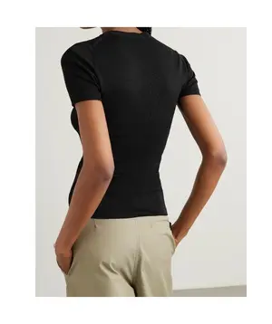 NILI LOTAN Hettie Ribbed T-shirt