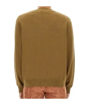 Isabel Marant Étoile Logo Intarsia-knit V-neck Cardigan - Brown